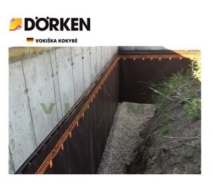 Hidroizoliacinė pamatų membrana DELTA-MS